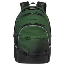 Schulrucksack McNeill "Milo", Kinder, Gr. B/H/T: 30cm x 43cm x 23cm, grass, Polyester, Rucks&auml;cke Schulrucksack