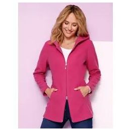 Fleecejacke Classic Basics, Damen, Gr. 40, fuchsia, 100% Polyester, unifarben, Jacken Fleecejacke