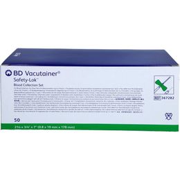 Bd Vacutainer Safety Lok 21 G 18 cm Blutentn.Set 50 St