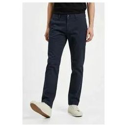 Jack & Jones Chinos JACK & JONES "JPSTOLLIE DYLAN CHINO", Herren, Gr. 30, L&auml;nge 30, schwarz navy, Web, Obermaterial: 98% Baumwolle, 2% Elasthan, unifarben, regular fit lang, Hosen, Baumwollmischung, regular fit