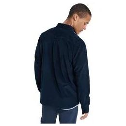 Langarmhemd Quiksilver "Smoke Trail Cord", Herren, Gr. S, US-Gr&ouml;&szlig;en, schwarz navy, Obermaterial: 100% Walkfrottier;, Hemden