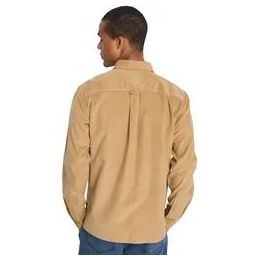Langarmhemd Quiksilver "Smoke Trail Cord", Herren, Gr. S, US-Gr&ouml;&szlig;en, khaki, Obermaterial: 100% Walkfrottier;, Hemden