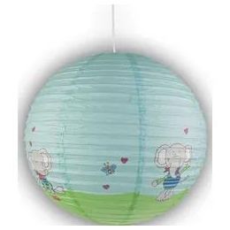 Niermann Standby NIERMANN H&auml;ngeleuchte "Papier-Pendelleuchte Lolo Lombardo", blau, 1, &Oslash; 40cm H: 40cm, 1 Stk., Leuchten, Kinderzimmer, Kinderlampe, Kinderlampe