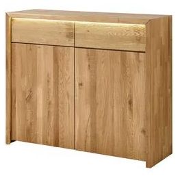 Kommode Home Affaire "Ambroise", braun, T:41cm, Sideboards, Kommode, inkl. LED-Beleuchtung