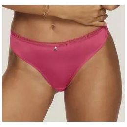 String s.Oliver "Pauline", Damen, Gr. 44/46, orange (koralle), Spitze, Obermaterial: 81% Polyamid, 19% Elasthan, Unterhosen String, mit feiner Spitze und weichem Microtouch-Material