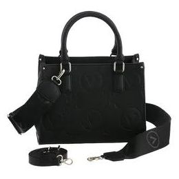 Shopper Valentino BAGS "SAMBA RE", Damen, Gr. B/H/T: 25cm x 19cm x 12cm, schwarz (nero), Lederimitat, Taschen Shopper, Schultertasche, Henkeltasche, Umh&auml;ngetasche