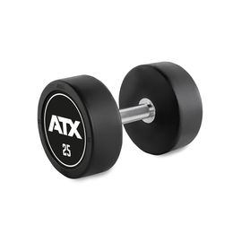 Rubber Dumbbell - ATX Logo - 25.0 kg
