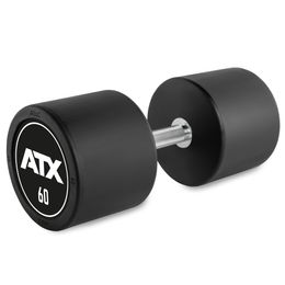Rubber Dumbbell - ATX Logo - 60.0 kg