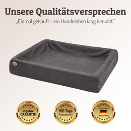 SABRO KUDDE Hundebett Wildleder braun 1,17 m, 1,5 m