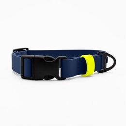 THE DOG IDEA Biothane Halsband Navy Klickverschluss L