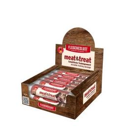 Fleischeslust Trainingswurst meat & treat B&uuml;ffel 12x80 g