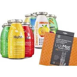 SmoothieDog Mix + Lickimat Orange 12x250 g