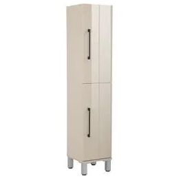 Hochschrank Welltime "Florenz", beige (kaschmir), B:30cm H:150cm T:30cm, MDF, Schr&auml;nke, Hochschrank, Breite 30cm,Badezimmerschrank,Badschrank,2 T&uuml;ren