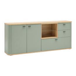 Sideboard Lagos Salbeigr&uuml;n/Eiche Artisan