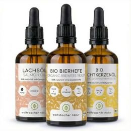 Wolfsbacher Natur Futter&ouml;l Set 3 x 100ml