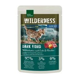 REAL NATURE WILDERNESS Nassfutter Katze, Adult, Dark Fjord, Wildschwein mit Ente und Rentier 12x85 g