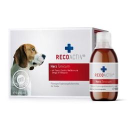 Recoactiv Herz f&uuml;r Hunde, mit Taurin & L-Carnitin, 3 x 90ml