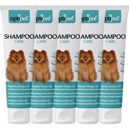 OptiPet Hundeshampoo f&uuml;r gepflegetes Fell 5x250 ml