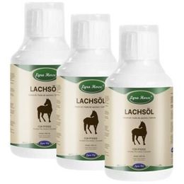 LYRA PET Lyra Horse Barfer's Solution 100 % Lachs&ouml;l f&uuml;r Pferde 1,5 l