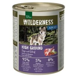REAL NATURE WILDERNESS Nassfutter Hund, Adult, Ziege und Schaf 24x800 g
