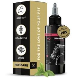 Peticare Anti-L&auml;use & Haarlinge Spray f&uuml;r Pferde, unterst&uuml;tzt bei Juckreiz 100 ml