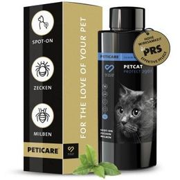 Peticare Zecken-Schutz Mittel f&uuml;r Katzen, Spot-On auf pflanzlicher Basis