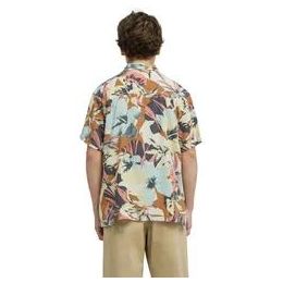 Strandshirt Quiksilver "Safe Paradise", Jungen, Gr. 10, garden glade interact floral, Obermaterial: 100% Viskose;, Shirts