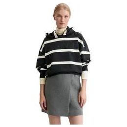 Marc O'Polo Sweatshirt MARC O'POLO "aus Organic Cotton", Damen, Gr. XXL, dunkelblau, Obermaterial: 100% Baumwolle, unifarben, relaxed fit, Rundhals, Rippb&uuml;ndchen, Sweatshirts Sweatshirt