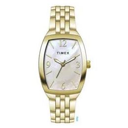 Quarzuhr Timex "CHARLOTTE", gold (goldfarben), Armbanduhren, Damen, Quarzuhr, Armbanduhr, Damenuhr, Metallarmband, analog