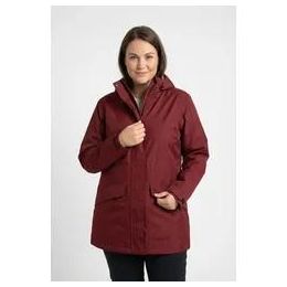 Allwetterjacke Maier Sports "Da-Jacke mTEX Brocken Long W", Herren, Gr. 42, sun dried tomato, Web, Obermaterial: 100% Polyester, Basic Po-bedeckend, eingesetzt,verstellbar ohne B&uuml;ndchen mit verstellbarem Klettverschluss, Jacken, f&uuml;r Sport, Outdoor und Freizeit, wasserdicht, winddicht