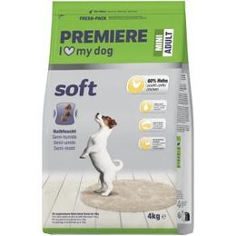 Premiere Trockenfutter Hund Soft Adult Mini Rind Gefl&uuml;gel 4 kg