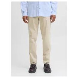 Jack & Jones Chinos JACK & JONES "JPSTMARCO mit Stretchkomfort und schmalem Bein", Damen, Gr. 36, L&auml;nge 32, oxford tan, Web, Obermaterial: 98% Baumwolle, 2% Elasthan, unifarben, slim fit normal, Hosen, Baumwollmischung, slim fit