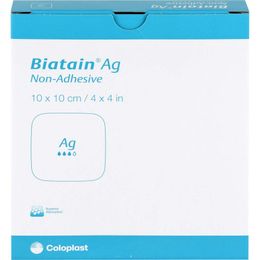 kohlpharma Biatain Ag Schaumverband 10x10 cm nicht haftend 5 St