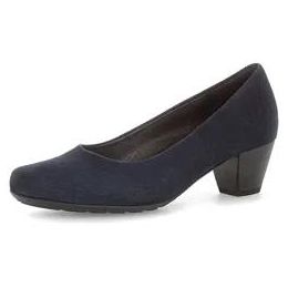 Pumps Gabor "Eleganter Pump", Damen, Gr. 40,5, blau, Schuhe Pumps
