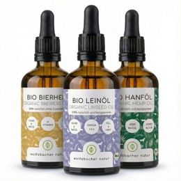 Wolfsbacher Natur Futter&ouml;l Set 3 x 100ml