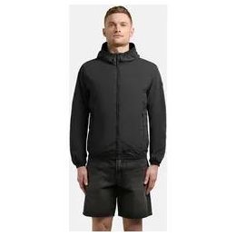 Funktionsjacke Khujo "Derf", Herren, Gr. XXL (56), schwarz, Obermaterial: 100% Nylon. Innenfutter: 100% Nylon, gerade h&uuml;ftlang, hoch geschlossener Ausschnitt, elastischer Bund mit Gummizug, Jacken Funktionsjacke, leichte &Uuml;bergangsjacke mit Kapuze