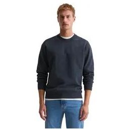 Marc O'Polo Sweatshirt MARC O'POLO "aus weicher Bio-Baumwolle", Herren, Gr. S, schwarz navy, Obermaterial: 100% Baumwolle, unifarben, relaxed fit, Rundhals, Sweatshirts Sweatshirt