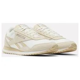 Sneaker Reebok CLASSIC "CLASSIC AZ", Herren, Gr. 39, chalk, simplebeige, gingerroot, Leder, Synthetik, Textil, Schuhe Sneaker