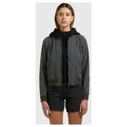 Blouson Khujo "MEETS 2IN1", Damen, Gr. M, hazy teal gr&uuml;n, Web, 100% Nylon, regular fit h&uuml;ftlang, eingesetzt angesetztes B&uuml;ndchen, Jacken Blouson