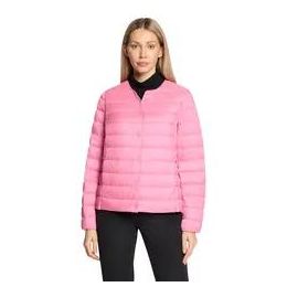 Steppjacke Betty Barclay "Damen mit Rundhalsausschnitt", Damen, Gr. 48, pink carnation, Obermaterial: 100% Polyester; F&uuml;llung: 90% Daunen, 10% Federn, figurumspielend, Rundhals, Jacken Steppjacke