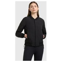 Steppjacke Khujo "FEEN2", Damen, Gr. L, schwarz, Web, 84% Nylon, 16% Polyurethan, unifarben, regular fit h&uuml;ftlang, eingesetzt Rippb&uuml;ndchen, Jacken Steppjacke