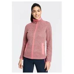 Strickfleecejacke CMP, Damen, Gr. 46, coral, Obermaterial: 100% Polyester. Futter: 85% Polyester, 15% Elasthan, Jacken, sportlicher Stil, &Uuml;bergangsjacke f&uuml;r Erwachsene