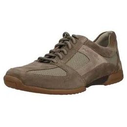 Sneaker PIUS Gabor "Pius Gabor Sneaker Veloursleder/Mesh", Herren, Gr. 44, grau, gr&uuml;n, Textil, Veloursleder, Schuhe Sneaker