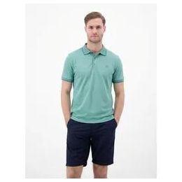 Poloshirt Lerros "Unifarbenes Poloshirt in Piqu&eacute;-Qualit&auml;t", Damen, Gr. M, soft teal, 52% Baumwolle, 48% Polyester, ohne Ausschnitt, Shirts, Herren Polo Kurzarm, Kragen mit Knopfleiste, Pflegeleicht, Einfarbig