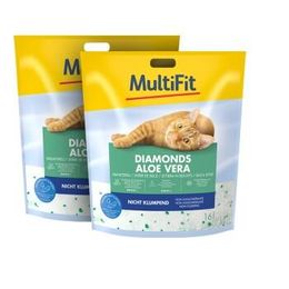 MultiFit Diamonds Aloe Vera Silikatstreu 2x16 l