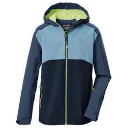 Funktionsjacke Killtec "KOS 147 BYS JCKT", Jungen, Gr. 128, dunkelblau, Obermaterial: 100% Polyester;Futter: 100% Polyester, Jacken Funktionsjacke, Kinderjacke, wasserdicht, Colourblock, Teflon EcoEliteTM impr&auml;gniert
