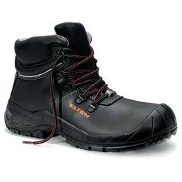 Sicherheitsschuh Elten "RENZO Mid" Gr. 45, schwarz, 45, Obermaterial: 100% Rindsleder Leather cow., Schuhe