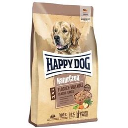 Happy Dog NaturCroq Trockenfutter Hund Adult, Flocken Vollkost 10 kg