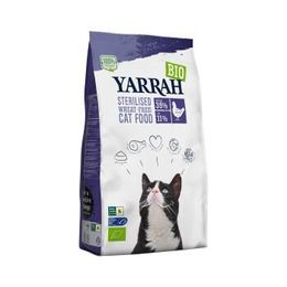Yarrah Bio Adult Trockenfutter f&uuml;r sterilisierte Katzen Huhn & Fisch (MSC) 2 kg