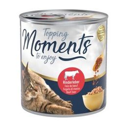 MOMENTS Topping Powder Rinderleber 8x60 g